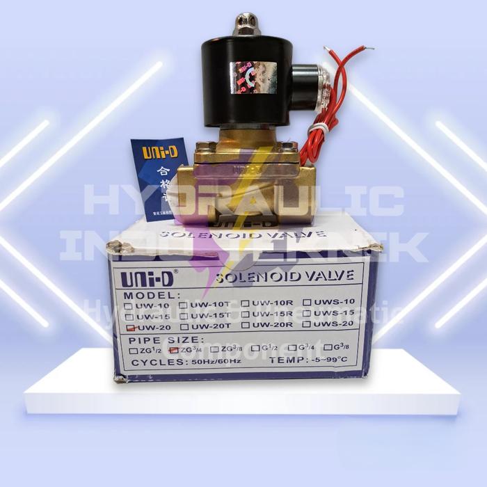 Jual Solenoid Valve UNI-D UW-20 3/4" - Jakarta Barat - Hydraulic Indo ...
