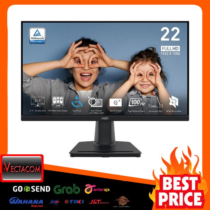 Jual Monitor Led MSI PRO MP225 Full HD 22" inch IPS 1Ms 100Hz 27 Inch ...