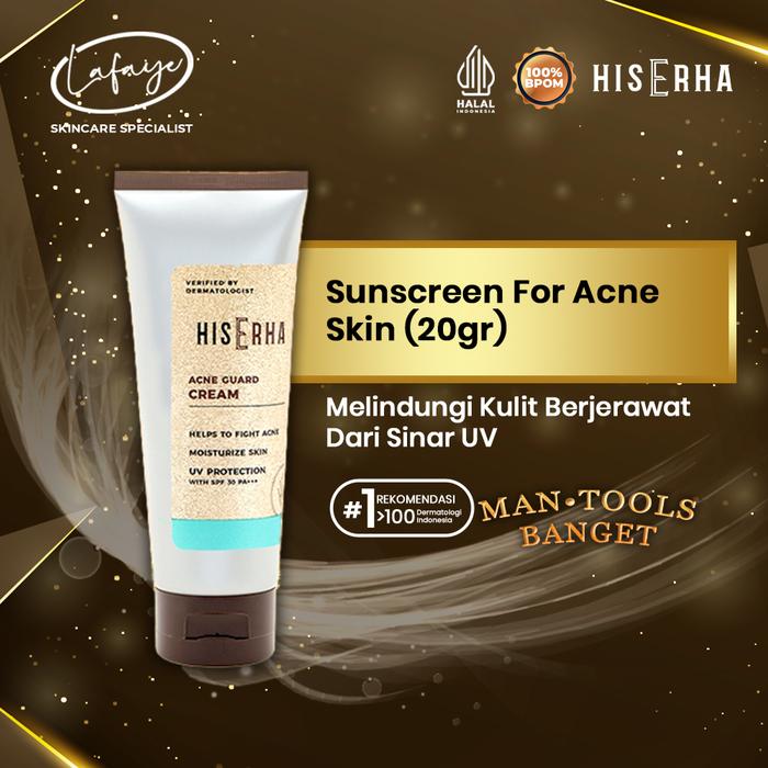 Promo HIS ERHA Energy Bright Cream / Acne Guard Cream - Pelembab Wajah ...