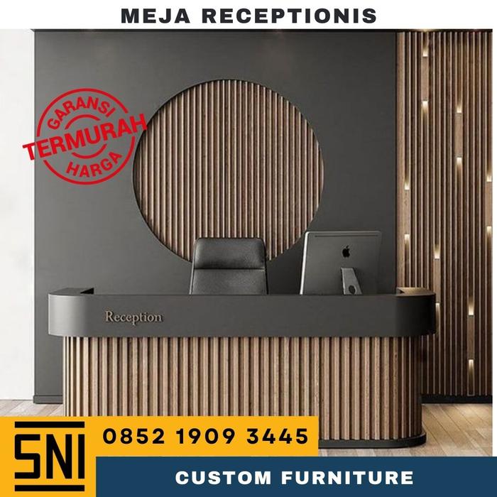 Jual Meja Reception meja receptionist meja kasir meja Reseptionis Lapis ...