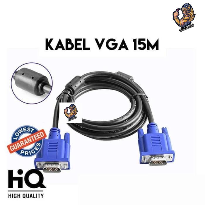 Jual Kabel VGA 15M Magnum HQ Male Male with Ethernet Cable VGA 15 Meter -Gatotkaca Electronics ...