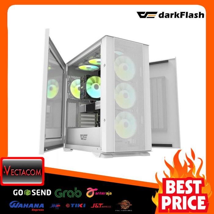 Jual Casing darkflash DLX200 Mesh White ATX - Jakarta Pusat - vectacom | Tokopedia