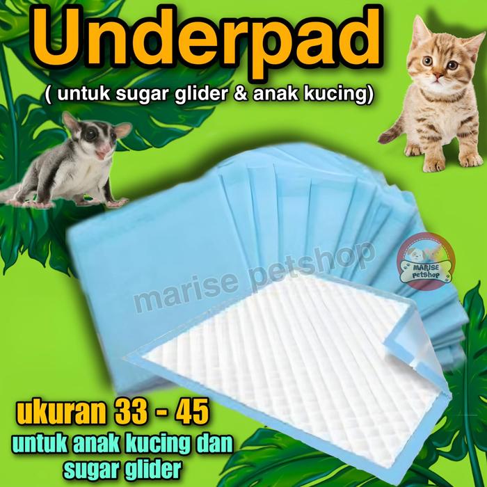 Jual alas kandang sugar glider - alas kandang kucing - underpad - Kota ...