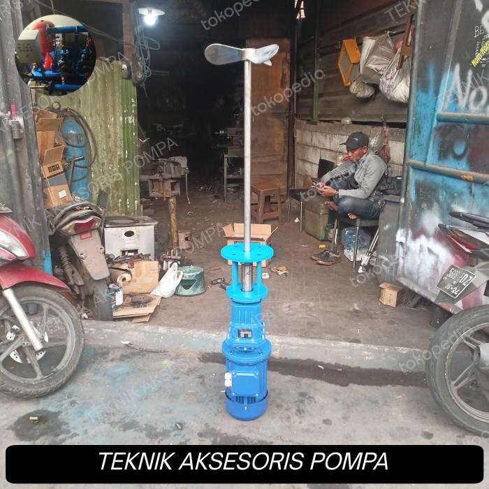 Jual agitator mixer ss304 2,2kw 3hp 3phase 60rpm with Gear box ...