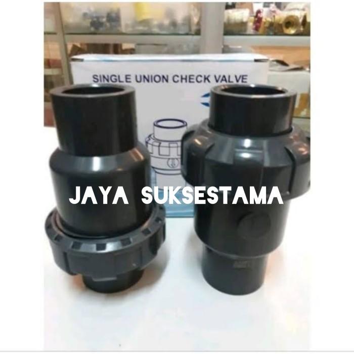 Jual Ball Check Valve PVC Single Union 1" inch DN25 Single Watermur ...