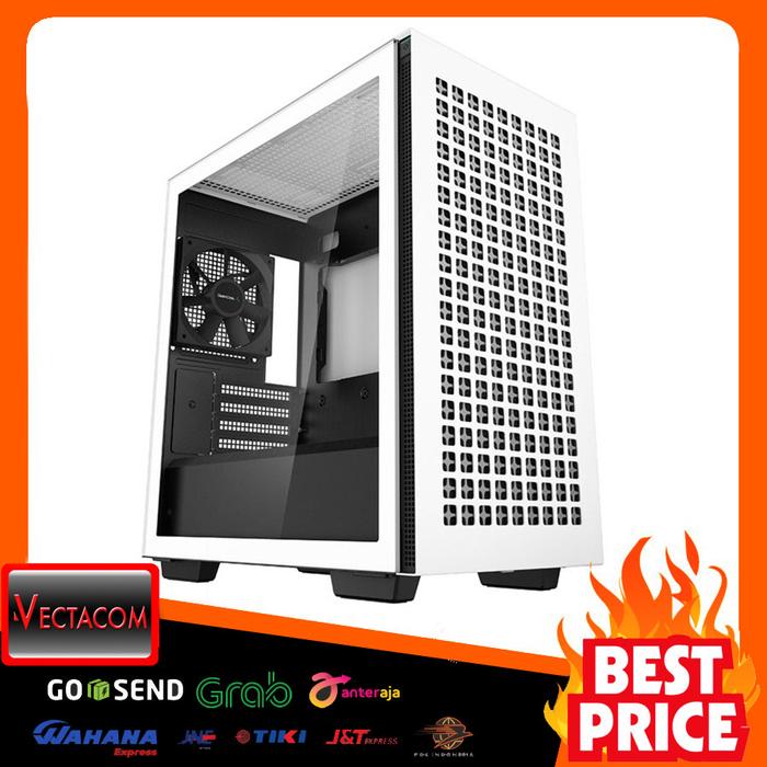 Jual Casing DEEPCOOL CH370 White - Micro ATX Tempered Glass - Jakarta ...