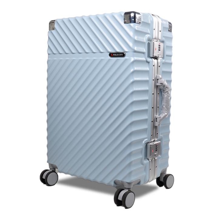 Promo Koper Hardcase Aluminum Polo City No Zipper Size Kabin 20 Inch ...