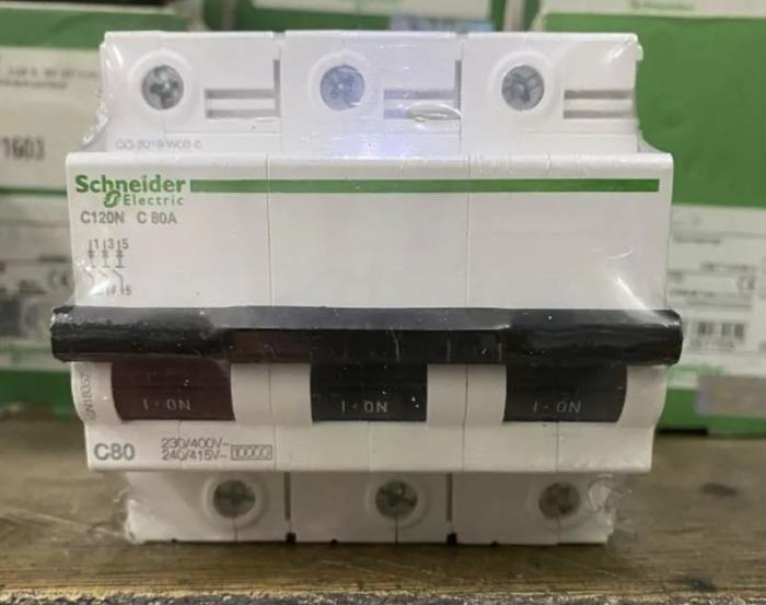 Jual MCB C120N 3P Schneider 100A 3 Phase 10kA - Jakarta Barat - SINARABADIELEKTRIK | Tokopedia