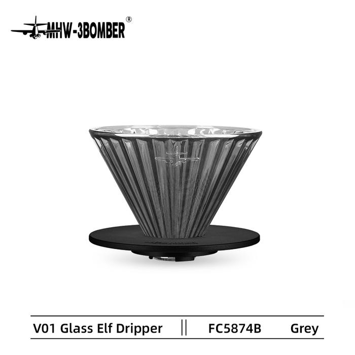 Promo MHW-3BOMBER - Elf Glass Dripper Manual V60 Coffee / Drip Coffee Maker alat seduh kopi ...