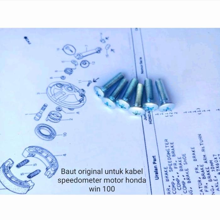 Jual BAUT ORIGINAL UNTUK KABEL SPEEDOMETER SPIDO MOTOR HONDA WIN 100 ...