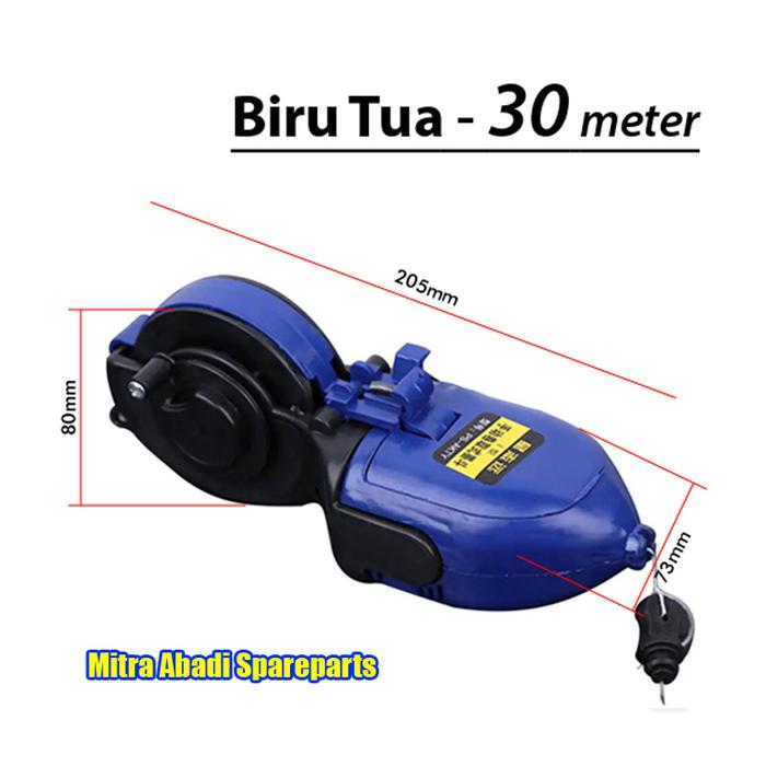 Jual Sipatan Tinta Benang / Manual Ink Marker / Penggaris Benang - Biru ...