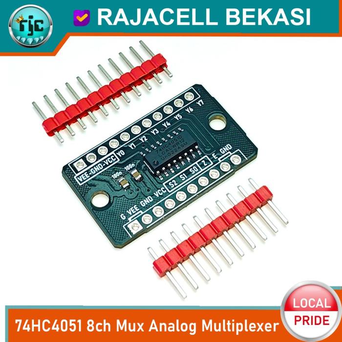 Jual RJ-4051 74HC4051 Module 8 Channel 8Ch Mux Analog Multiplexer Selector Analog Switch - Kota ...