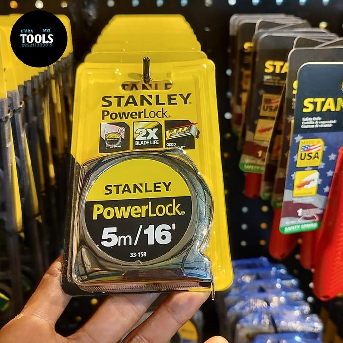 Jual Meteran Stanley 5 meter Powerlock tape rule - Jakarta Barat ...
