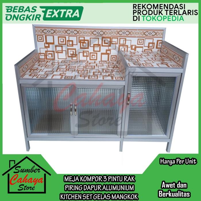Jual [Kargo] RAK MEJA KOMPOR LEMARI ALUMUNIUM ALUMINIUM KITCHEN SET ...