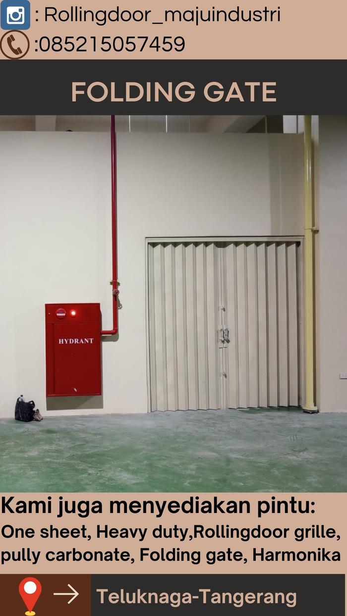 Jual Folding gate pintu geser untuk toko/rumah garasi ketebalan 0,5mm ...