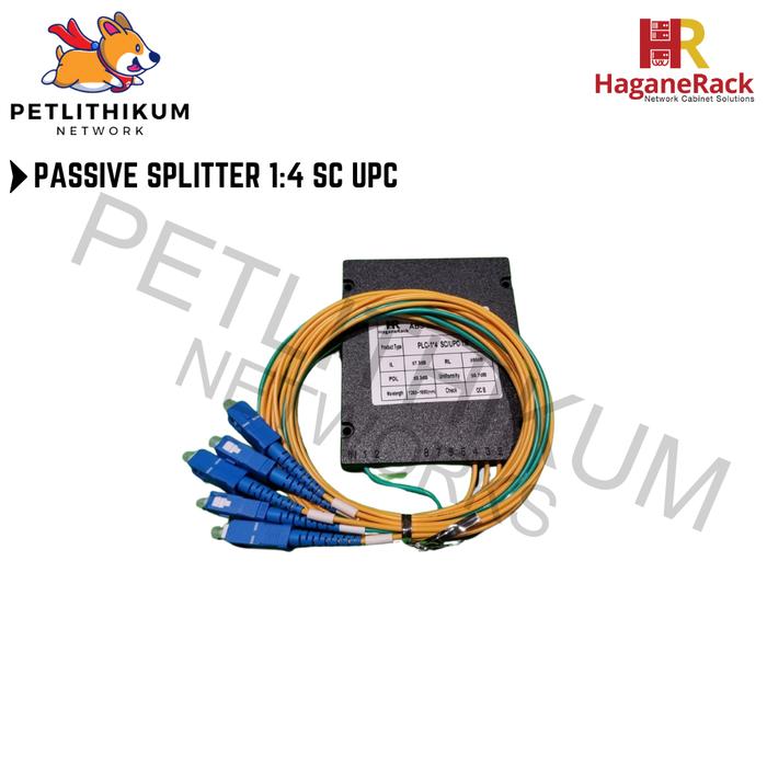 Jual Passive Splitter 1:4 SC UPC / Pasif Spliter 1:4 SC UPC FO ...