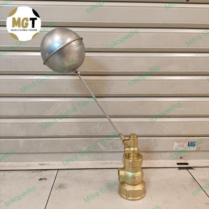 Jual Floating Valve Kuningan YUTA Drat 2"Inch / Pelampung Tangki DN50 ...