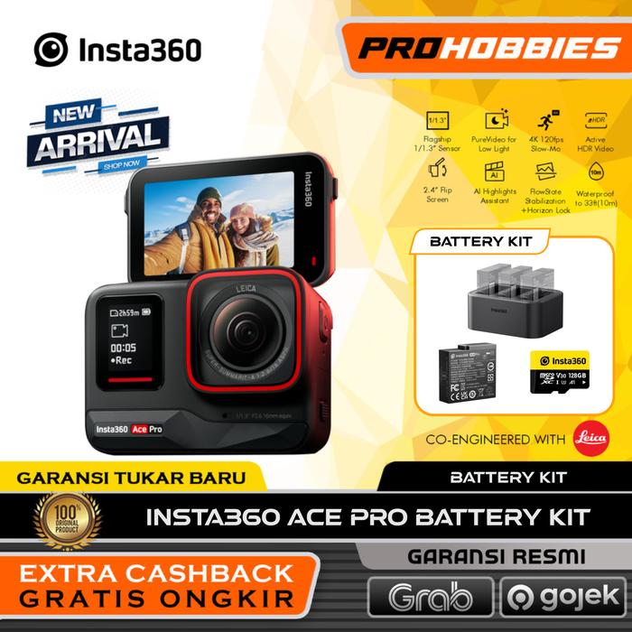 Promo Insta360 Ace Pro Battery Kit Insta 360 Ace Pro 8K Leica With Battery Kit - Jakarta Utara ...