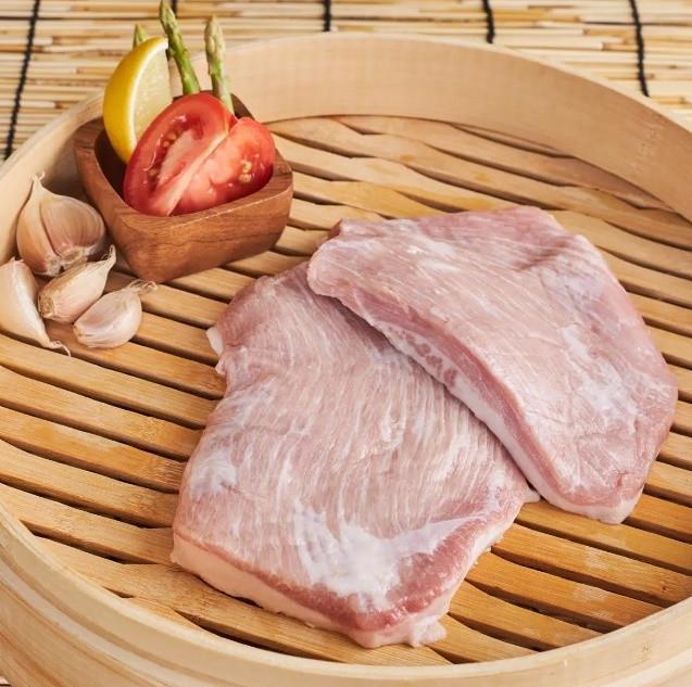 Jual Pork Jowl Cheek Utuh Skin Off Daging Pipi Babi Bali Potong Tanpa ...