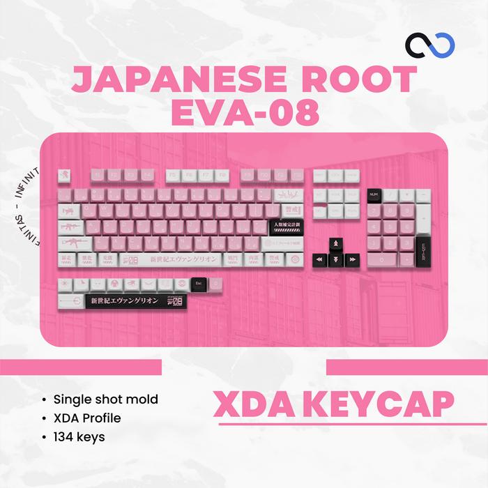 Jual Keycaps PBT EVA-08 / EVA08 / Evangenlion Japanese Root XDA Profile ...