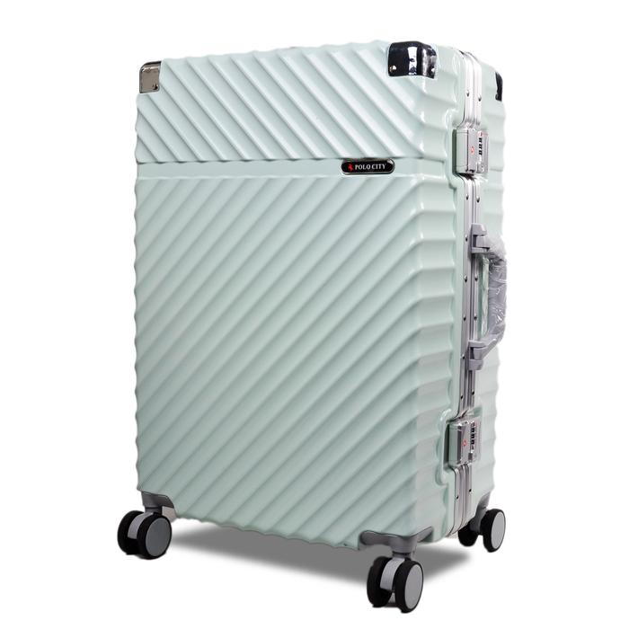 Promo Koper Hardcase Aluminum Polo City No Zipper Size Kabin 20 Inch ...