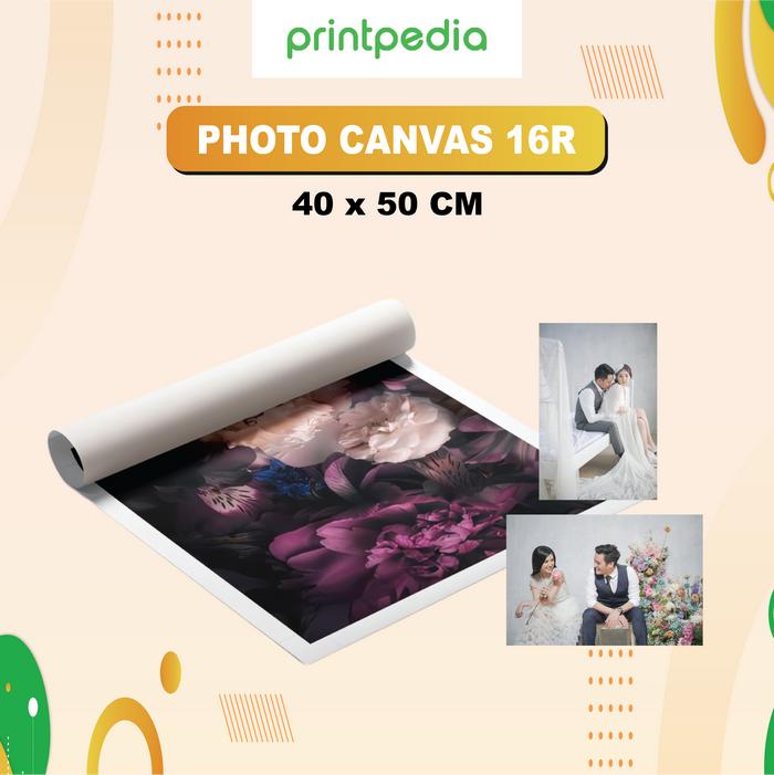 Jual Cetak Foto Bahan Kanvas Premium / Canvas Photo Print Ukuran 16R ...