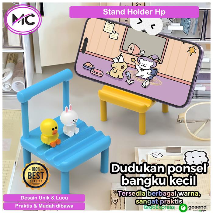 Jual Stand Holder Hp Model Kursi Dudukan Penyangga Handphone Sandaran ...