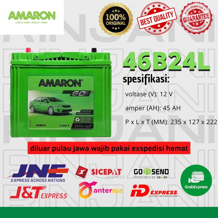 Jual AKI MOBIL KERING AMARON NS60L CIVIC FD // TOYOTA ALTIS // HONDA CITY // GRAND LIVINA ...