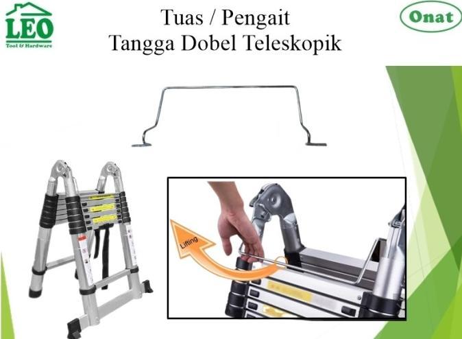 Jual Baru TUAS / PENGAIT TANGGA DOBEL TELESKOPIK - silver - Jakarta ...