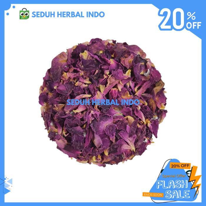 Jual TEH BUNGA MAWAR SERPIH / DRIED ROSE FLAKES / ROSE PETAL 10 GRAM ...