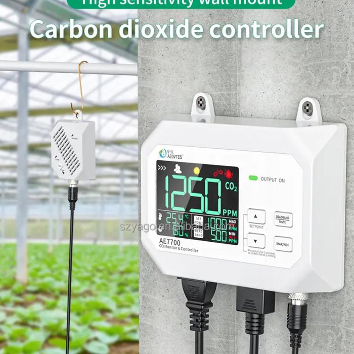 Jual AE7700 Relay Carbon Dioxide Controller Greenhouse Fresh Air ...