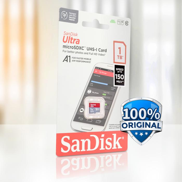 Jual SANDISK MICROSD ULTRA 512GB 150MB/S CLASS 10 - ORIGINAL - 1TB ...