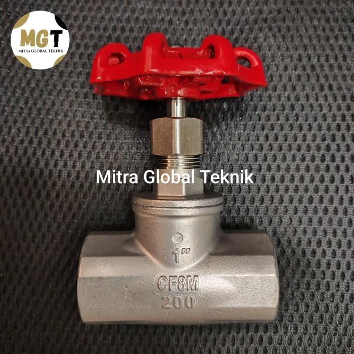 316 Stainless Globe Valve SUS SS 316 Heavy Duty Globe Valve 3/4 ...