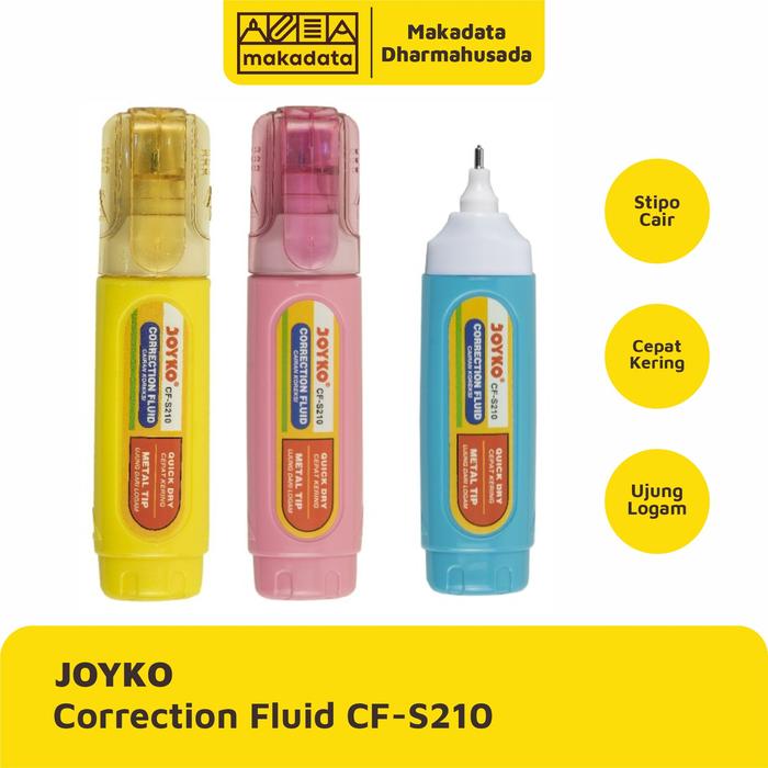 Jual CORRECTION FLUID | STIPO CAIR JOYKO CF-S210 ( 1PCS) - Kota ...