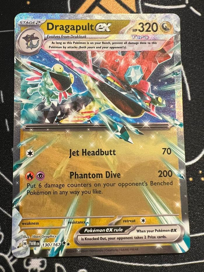 Promo Pokemon TCG English Dragapult Ex TWMen 130/167 Twilight ...
