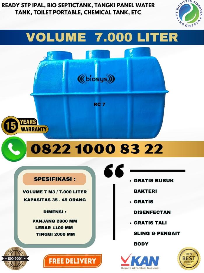 Jual Septic tank Biosys Biotech Sistem Tipe RC 7 / 7.000 liter ...