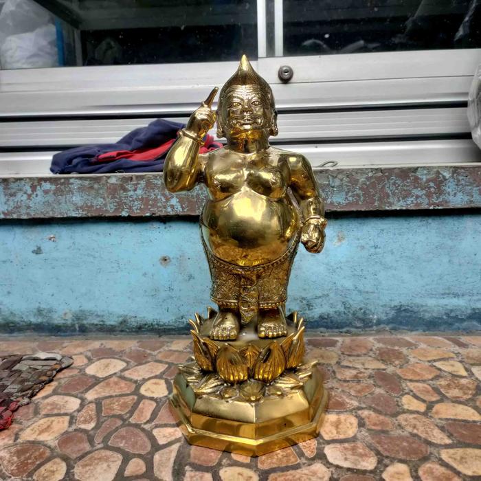 Jual Patung Dewa Semar Ismaya Warna Emas Bahan Kuningan Sari - Kab ...