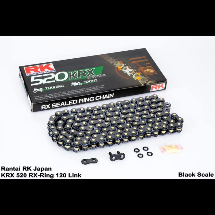 Jual Rante Rantai RK Chain KRX RX-Ring 520 CBR 250RR Ninja 250fi ZX25R ...