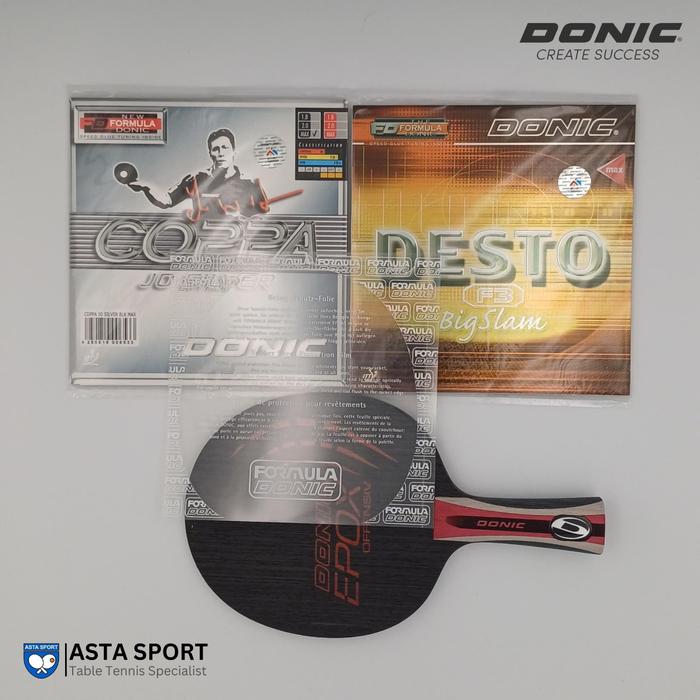 Promo Bet tenis meja Donic Epox Offensive plus karet lengkap satu Set Cicil 0% 3x - Jakarta ...