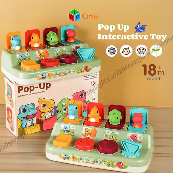 Jual Mainan Anak Pop up Dino play set Manual Switch box - Jakarta Barat ...