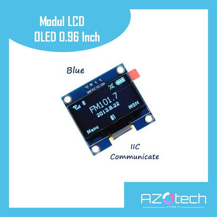 Jual Module LCD OLED 0.96 inch I2C Blue 128x64 Display - Jakarta ...