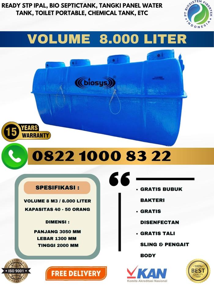 Jual Septic tank Biosys Biotech Sistem Tipe RC 8 / 8.000 liter ...