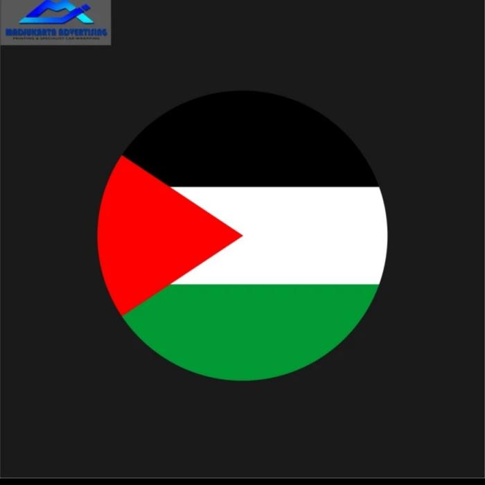 Jual STIKER BENDERA PALESTINA BULAT SETIKER CUTTING MOBIL PALESTINE ...