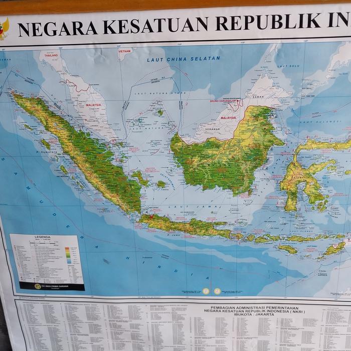 Jual PETA NKRI (INDONESIA) BINGKAI KAYU - Kab. Sidoarjo - Galeri Peraga | Tokopedia