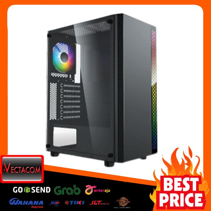 Jual Casing INFINITY FLASH V4 Tempered Glass - ATX, mATX Gaming Case ...