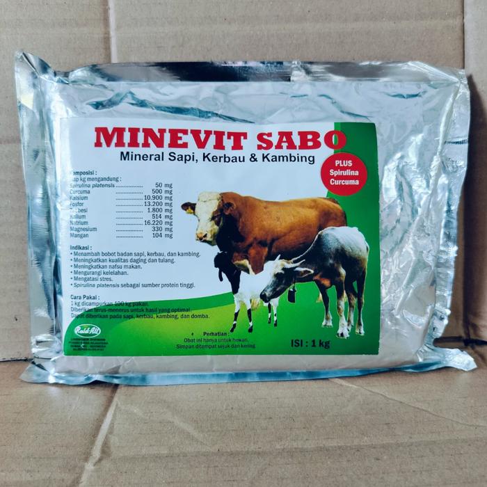 Promo Minevit Sabo 1 Kg Vitamin Mineral Sapi Kambing Kerbau - Jakarta ...