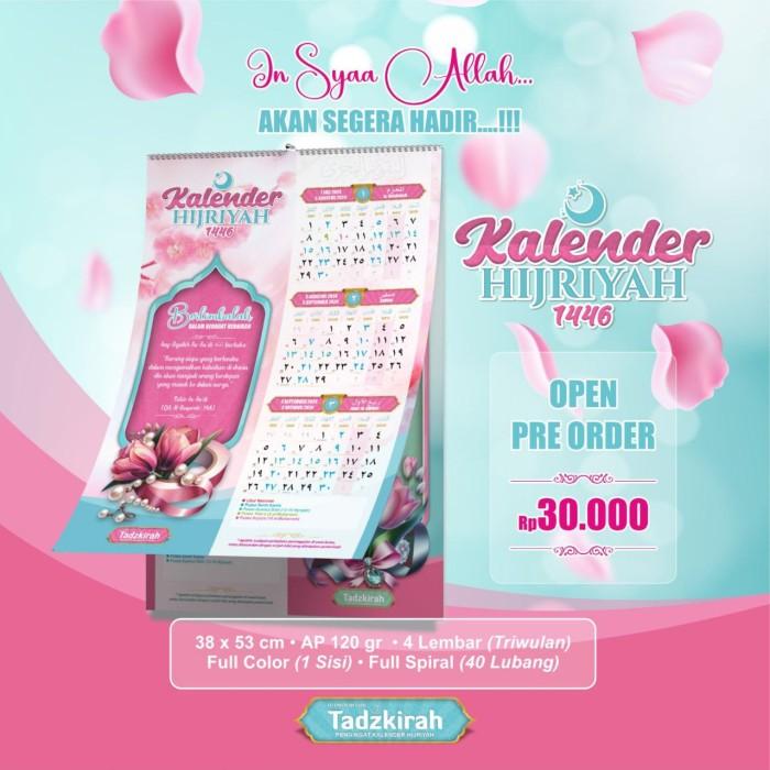 Jual Kalender Hijriyah Terbaru Tadzkirah 1446 2024-2025 Original - Kab ...