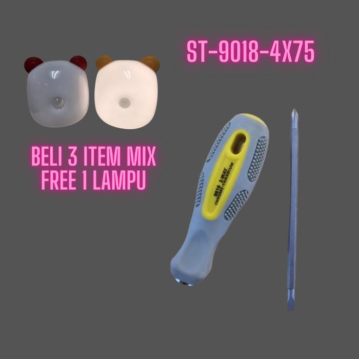 Jual OBENG BOLAK BALIK 2 WAY SANTUS ST-9018 (4X75) - Jakarta Barat - sugihjaya-sgjy | Tokopedia