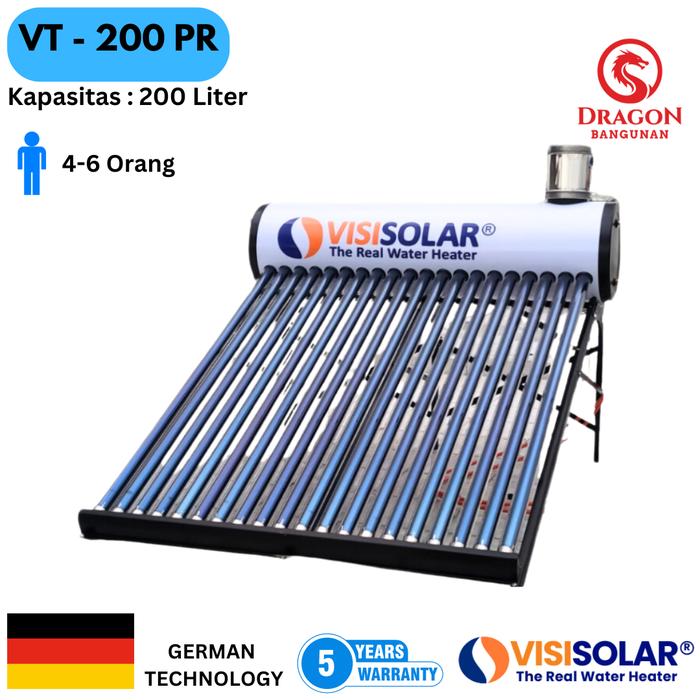 Jual Solar 200 Liter VT - 200 Pemanas Air Surya / Water Heater 200 ...