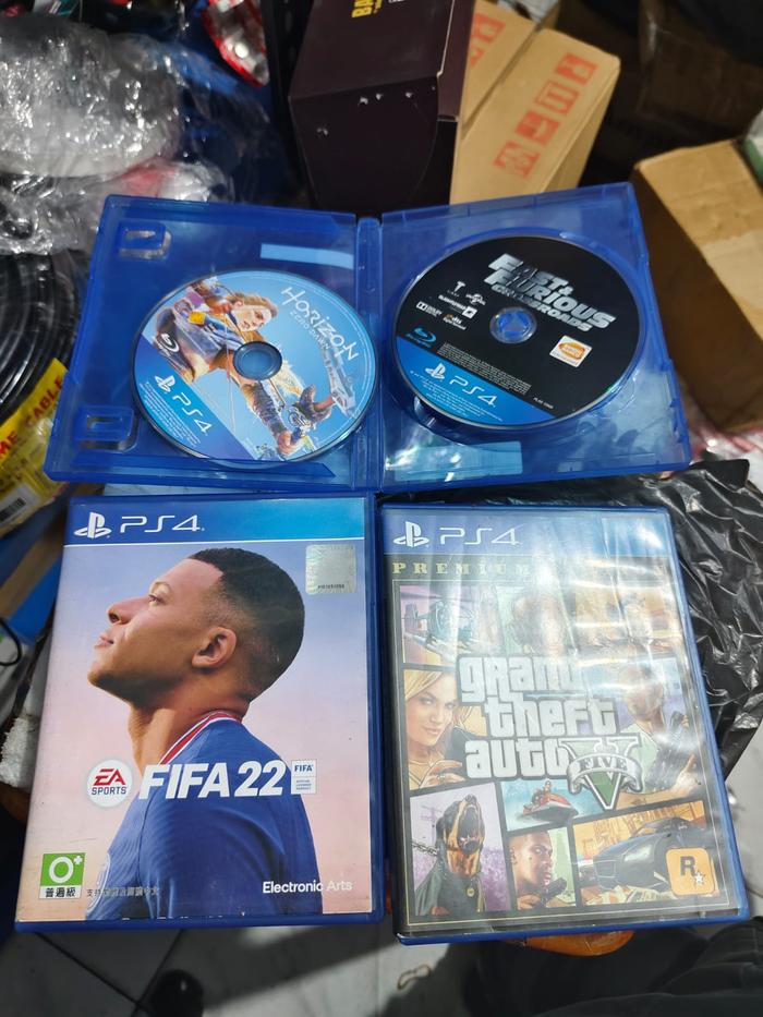 Jual GAME PS4 KASET PS4 CD PS4 GTA V/ FAST FURIOUS CROSSROADS/ HORIZON ZERO DAWN/ FIFA22 ...